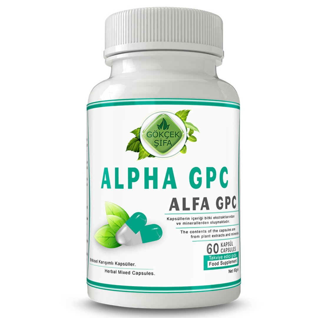 Alpha Gpc Kapsül | Gökçek Şifa Market | İbrahim Gökçek | Bitkisel Ürünler