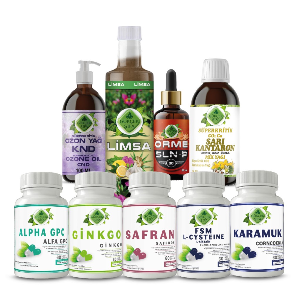 Alpha GPC - V Seti | Gökçek Şifa Market | İbrahim Gökçek | Bitkisel Ürünler