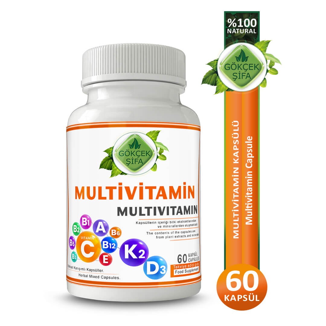Multivitamin Kapsül | Gökçek Şifa Market | İbrahim Gökçek | Bitkisel ...